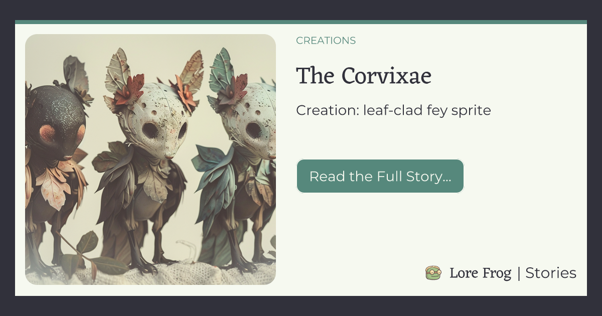 The Corvixae, a Story from Lore Frog